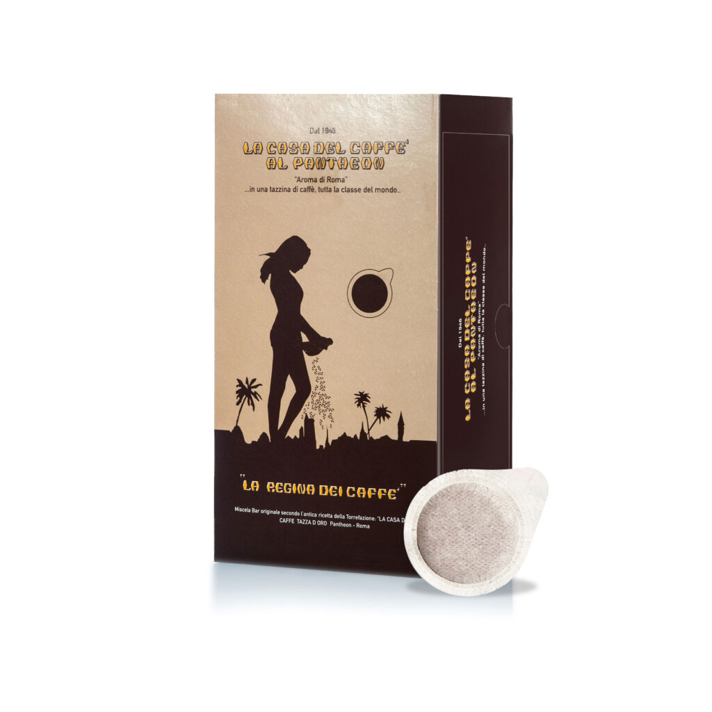 La Regina dei Caffè - 18 Universal Filter Coffee Pods - Tazza d'oro Caffé